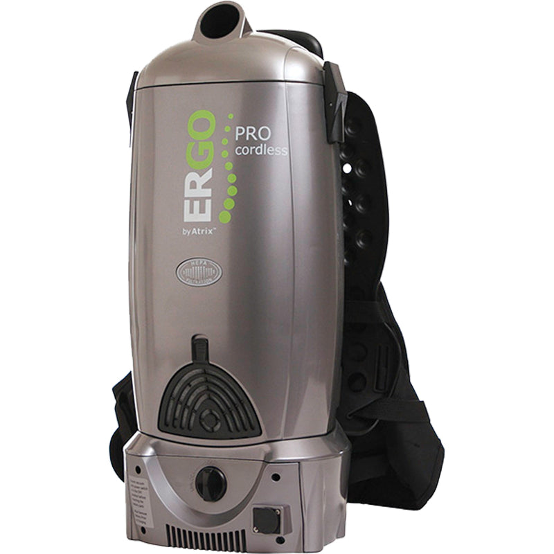 Atrix Ergo Pro Cordless Backpack Vacuum, Dry, 2 US Gal — Industrial Touch